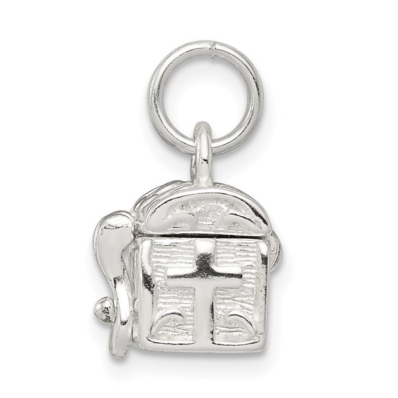 LaneMax | Jewelry | Sterling Silver Cross Prayer Box Charm | Poshmark